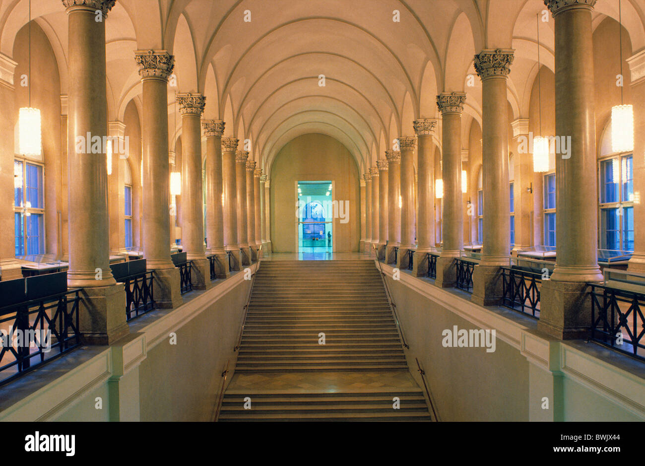 Europe, Germany, Bavaria, Munich, Bavarian State Library Stock Photo ...