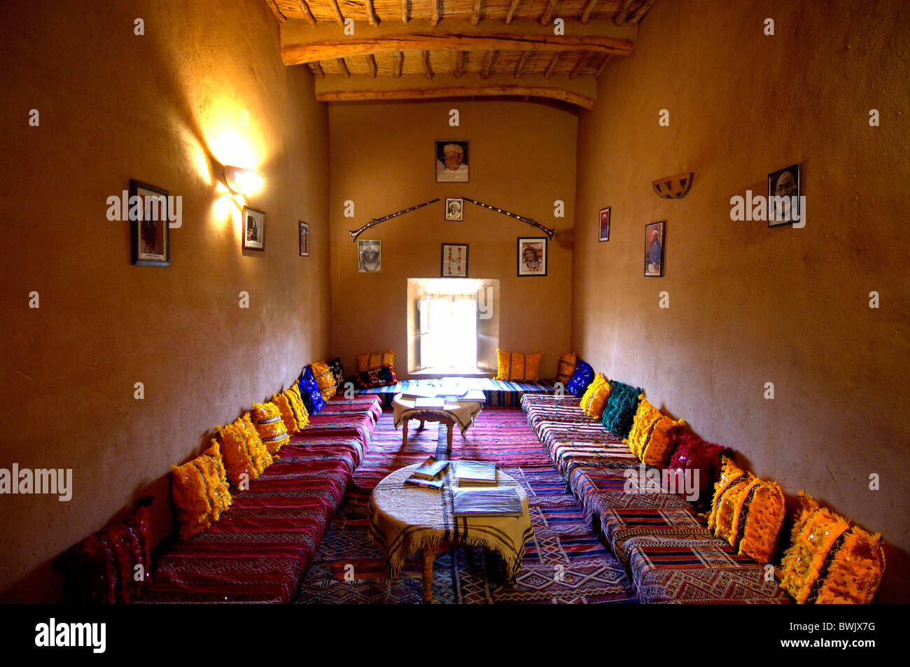 Kasbah Baha Baha hotel N'Kob inside room sitting room room equipment ...