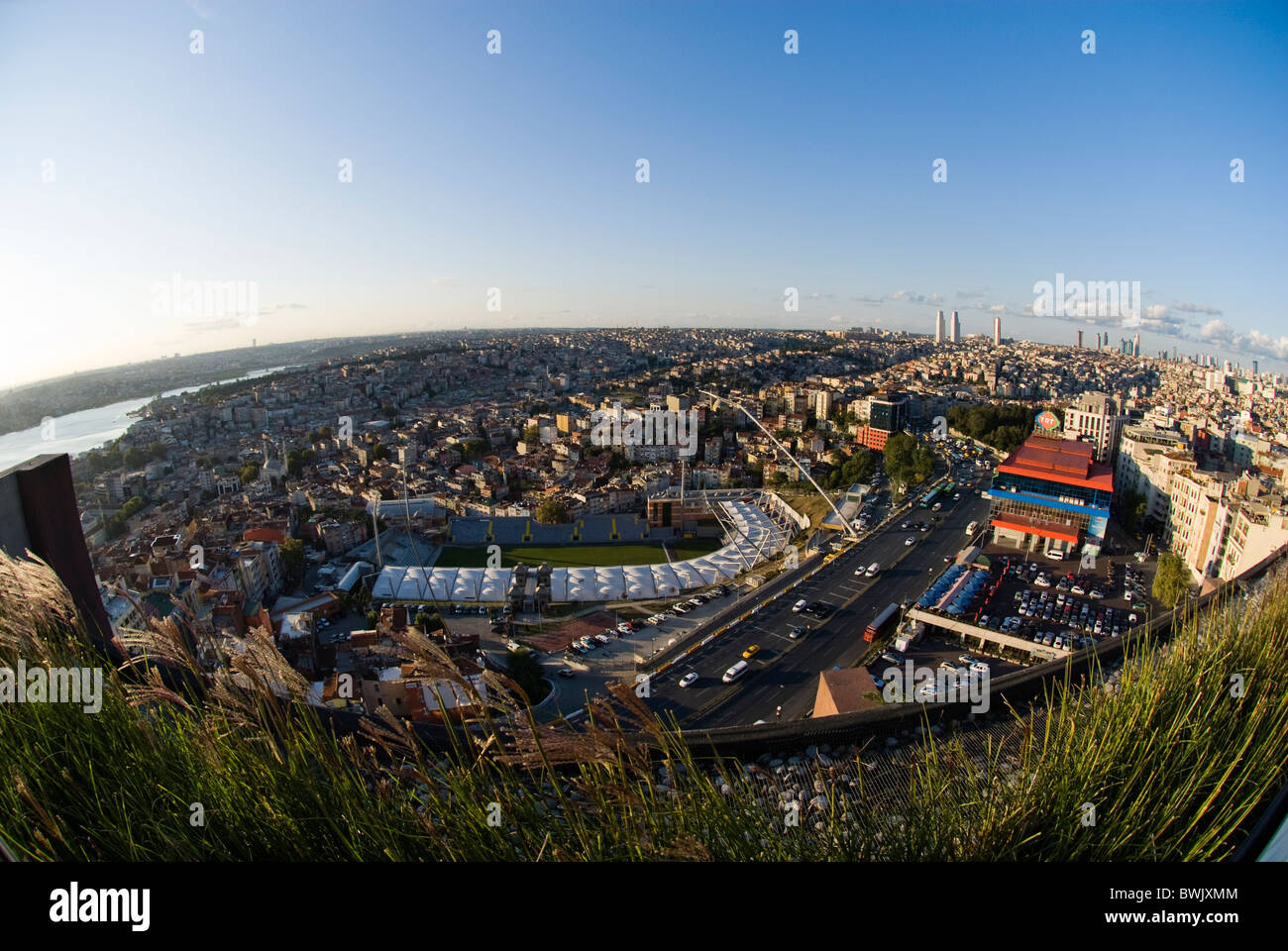 european side of modern istanbul Stock Photo - Alamy