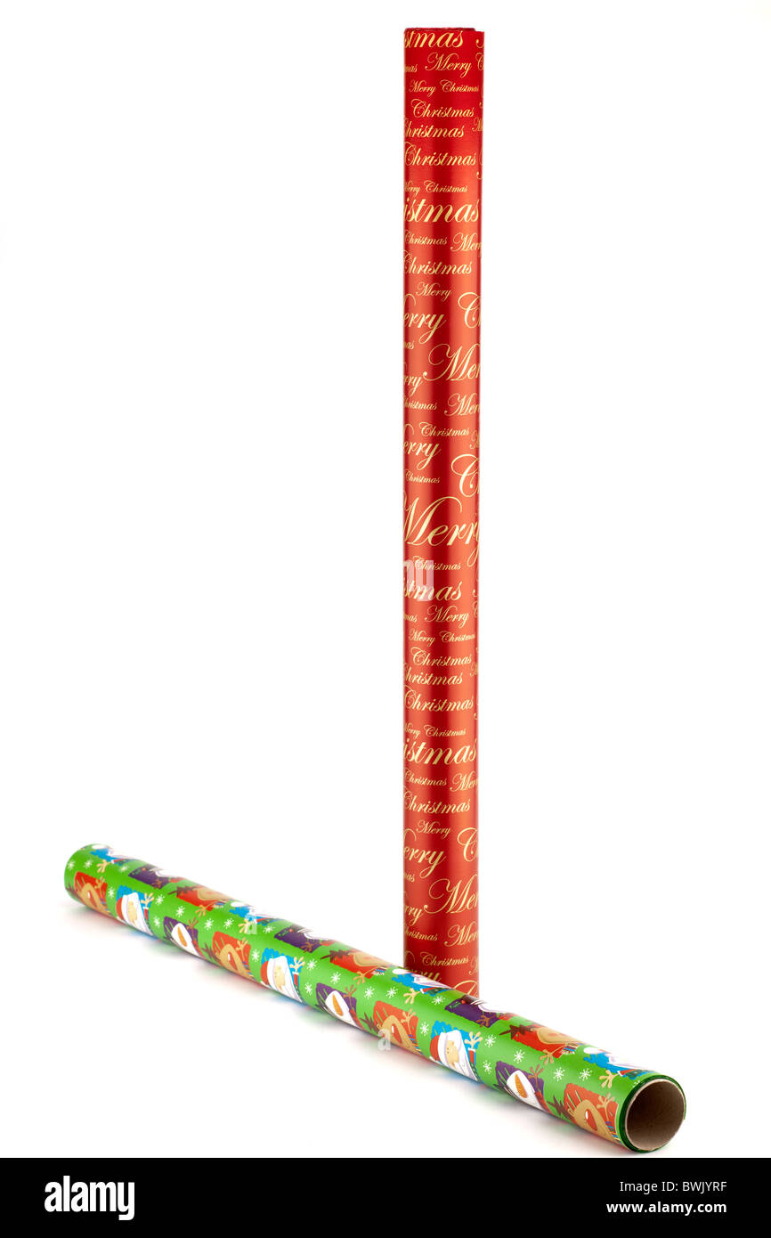 Christmas red wrapping paper background Cut Out Stock Images & Pictures ...