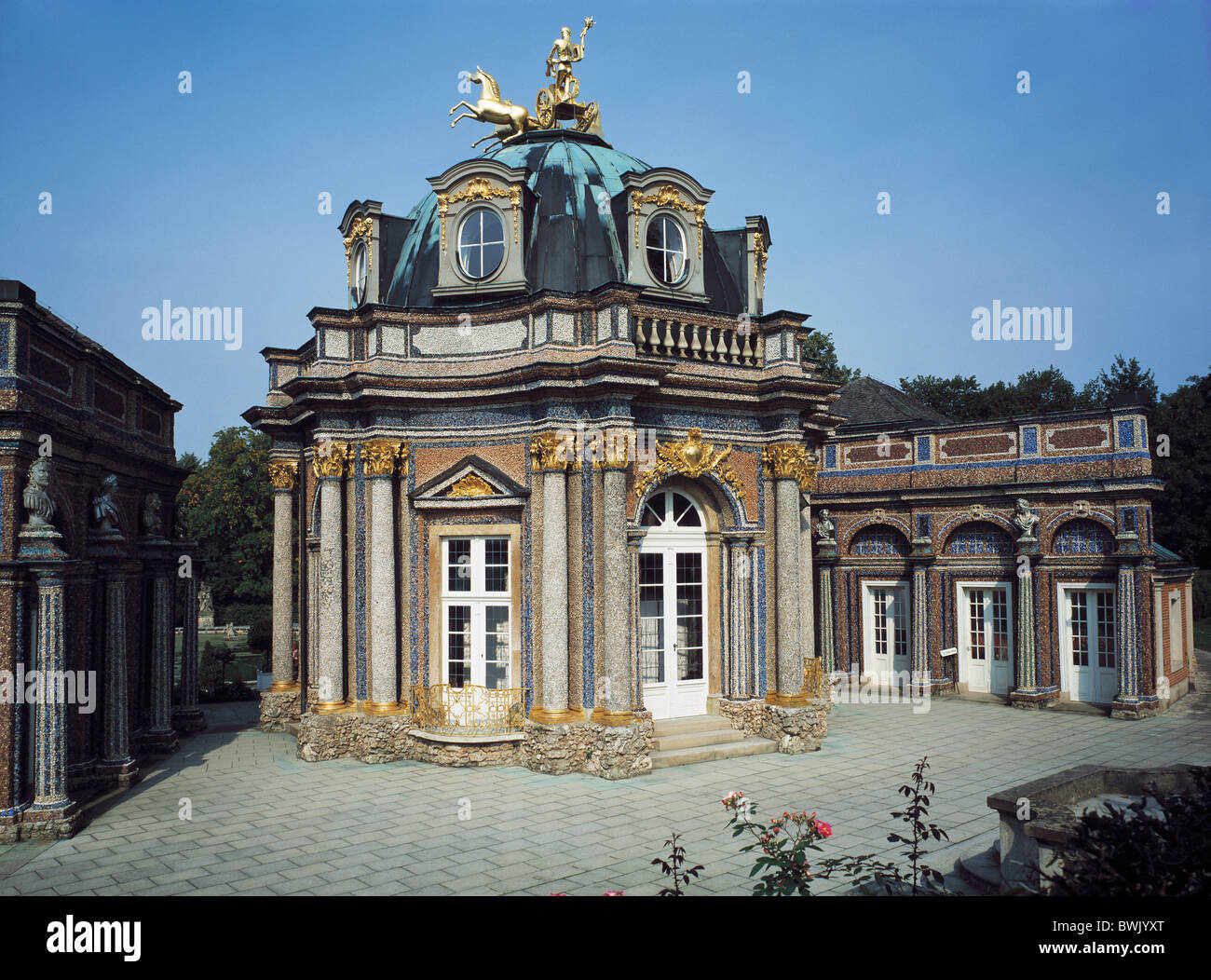 solar temple Hermitage Museum park castle Bayreuth upper franconia ...