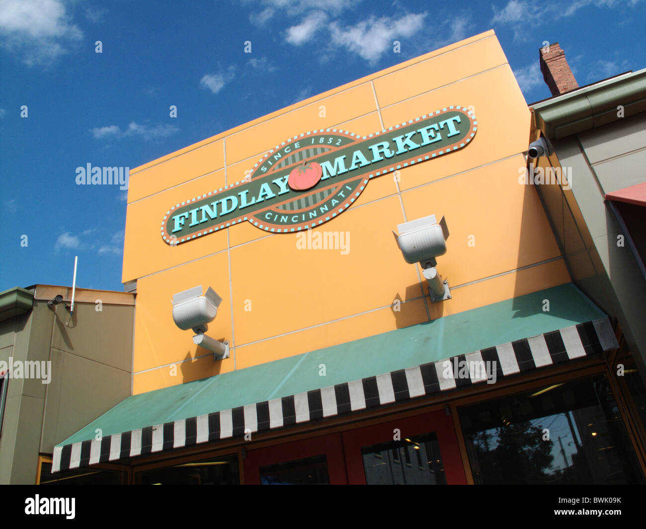 The historic Findlay Market in Cincinnati in Ohio, United States of ...