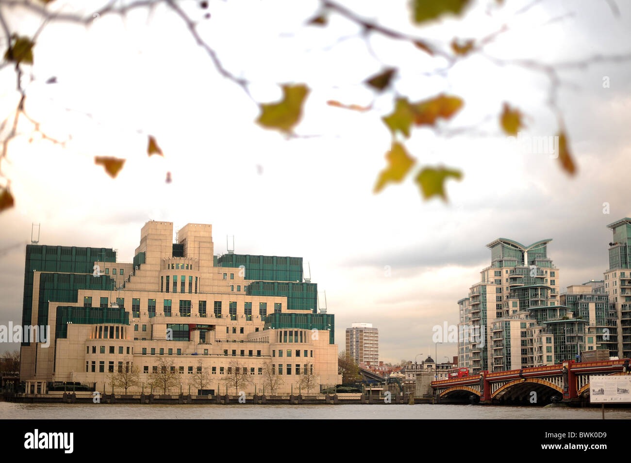 The headquarters of Britain's MI6 intelligence agency are seen in ...