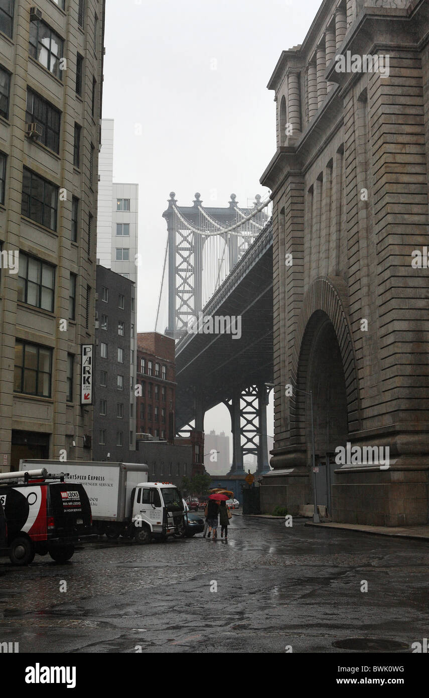 Manhattan bridge construction hi-res stock photography and images - Alamy
