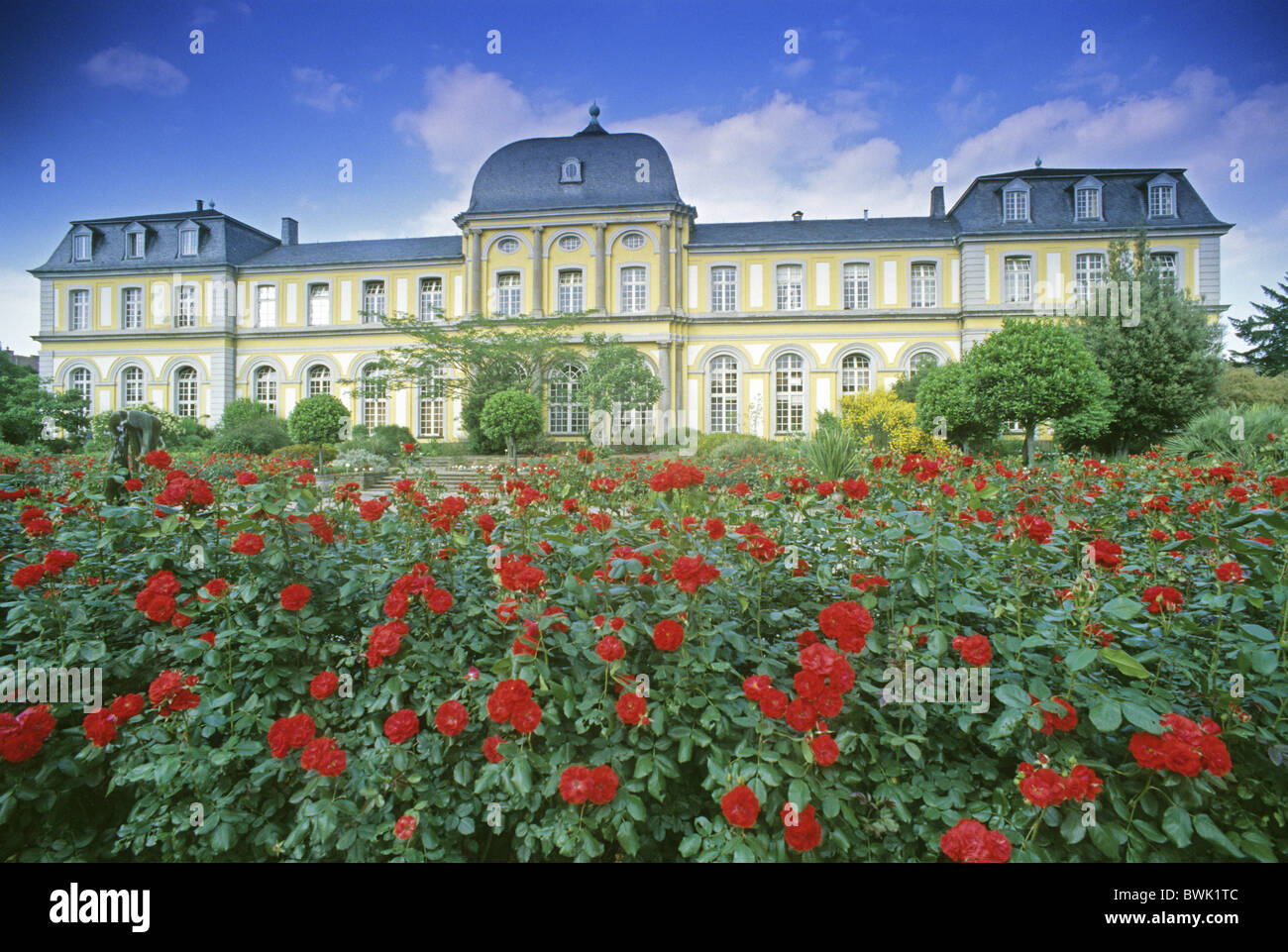 Poppelsdorf palace, Bonn, Rhine river, North Rhine-Westphalia, Germany ...