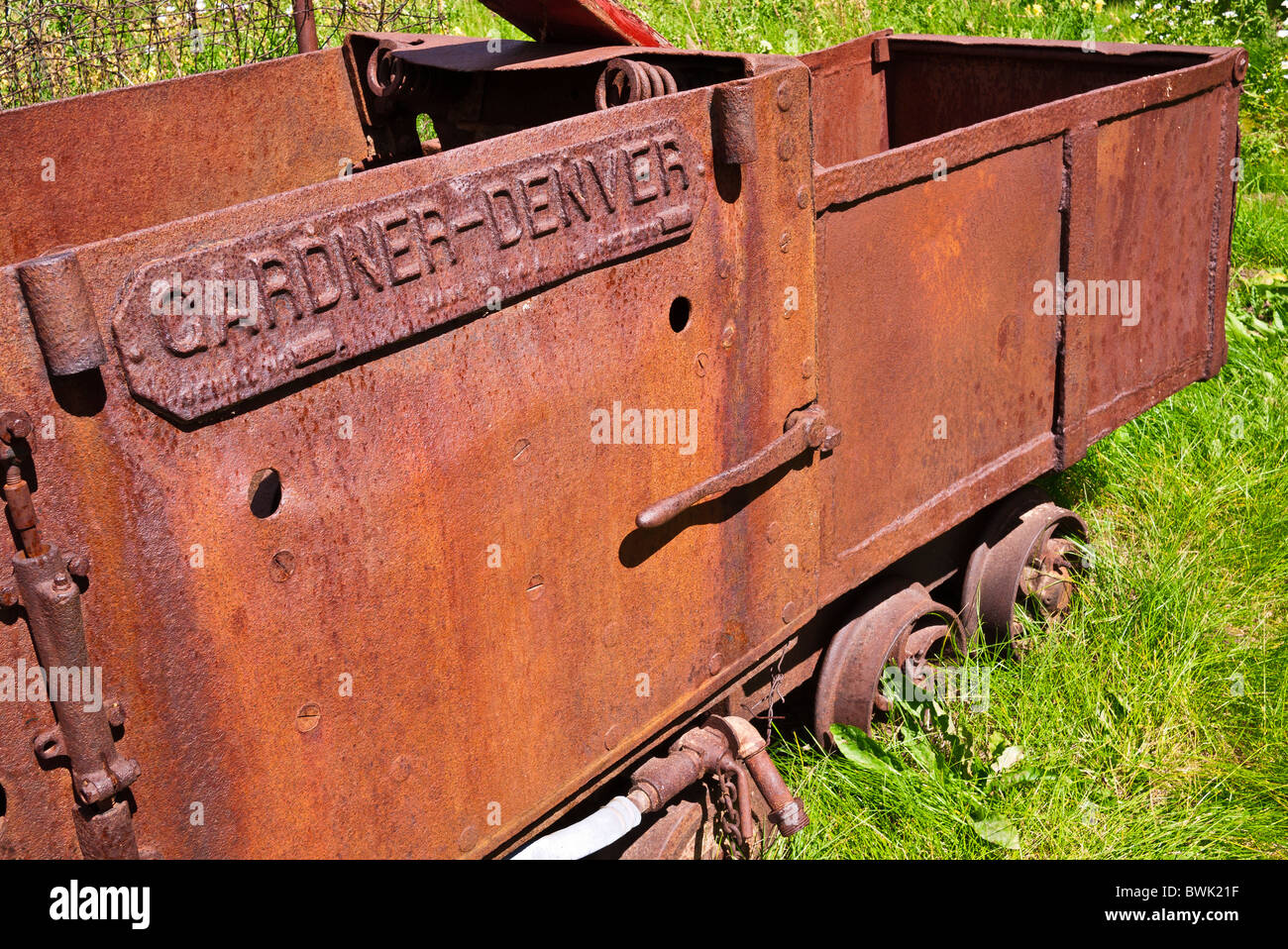 Ore cars, Rico, Colorado Stock Photo - Alamy