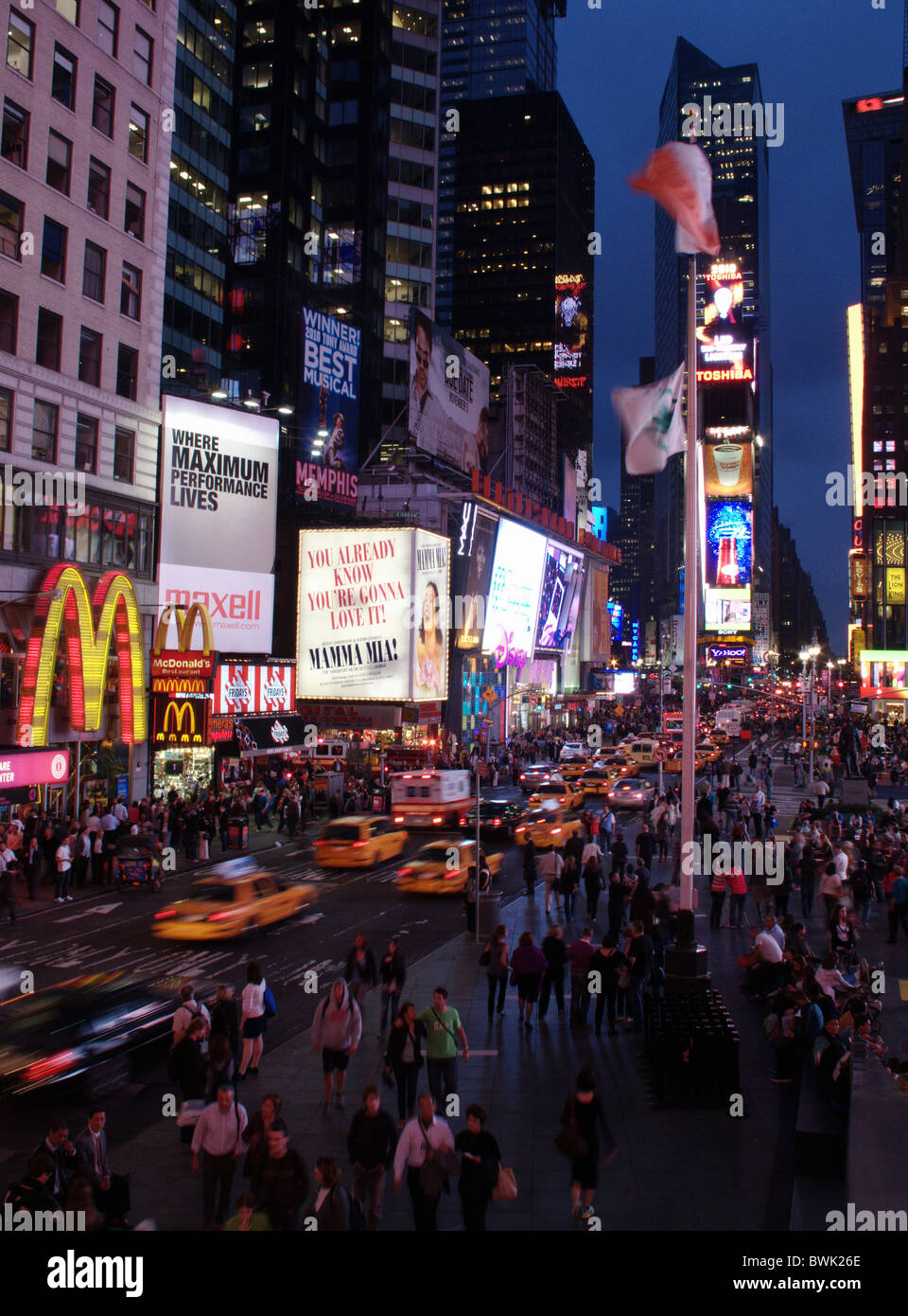 Times Square in New York City, United States of America Stock Photo - Alamy