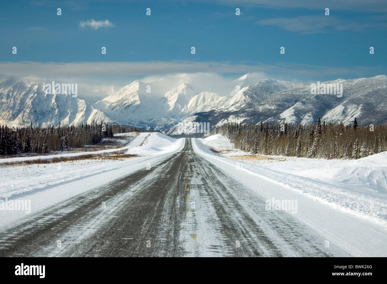 Kluane Mountains Kluane national park Yukon Territory Canada North ...