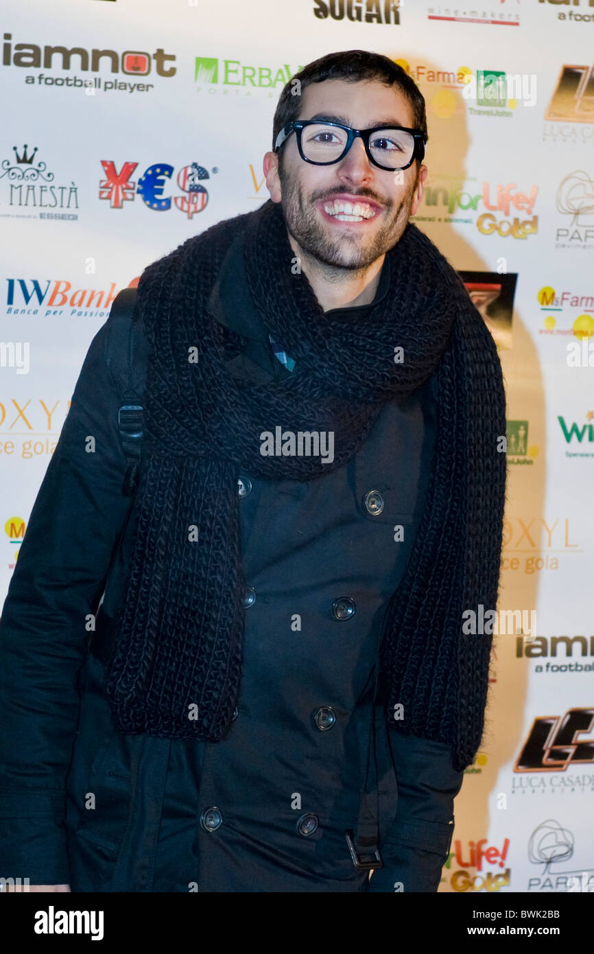 Stefano, X Factor Red Carpet, Milan 2010 Stock Photo - Alamy