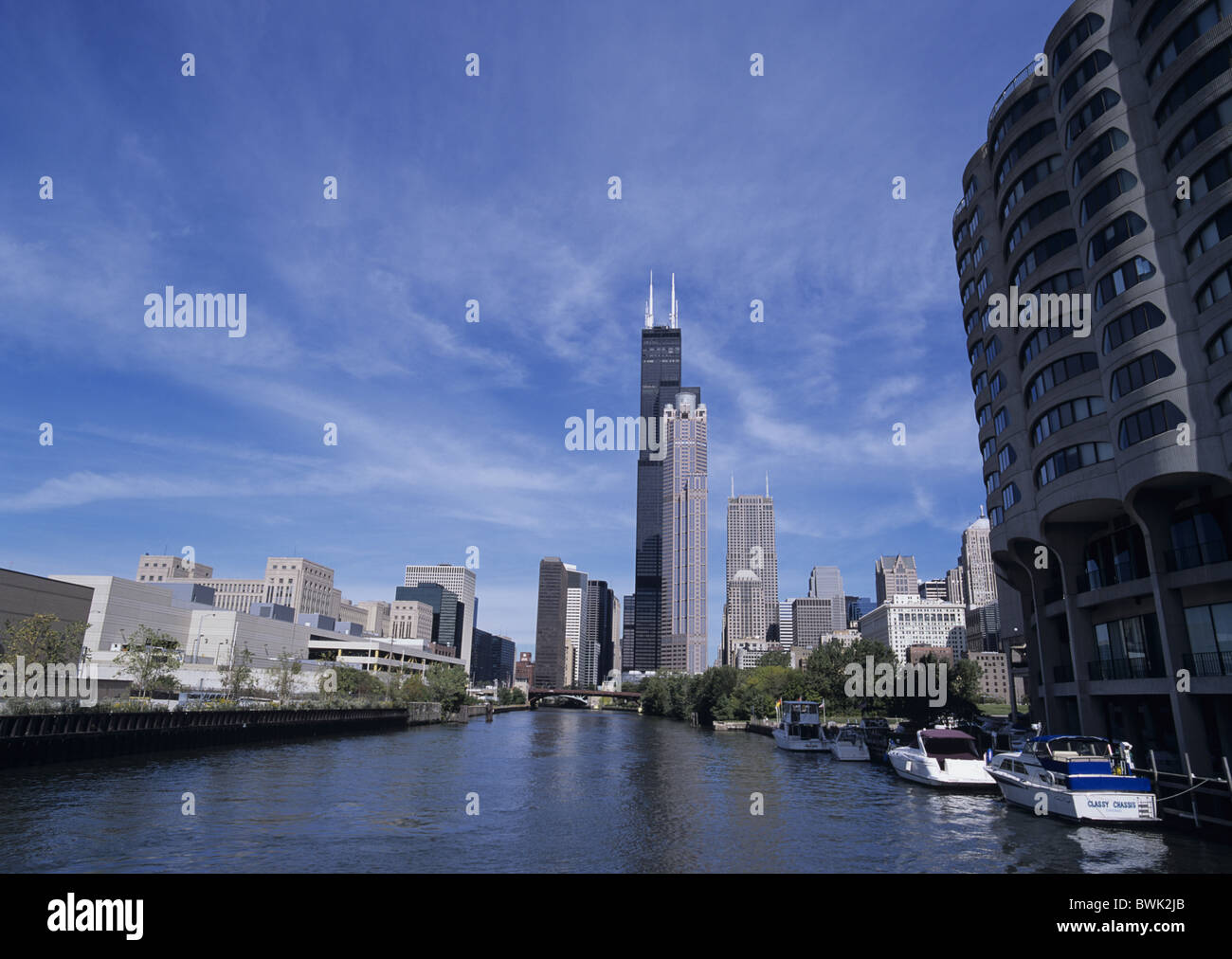 USA America United States North America Illinois Chicago Chicago River ...