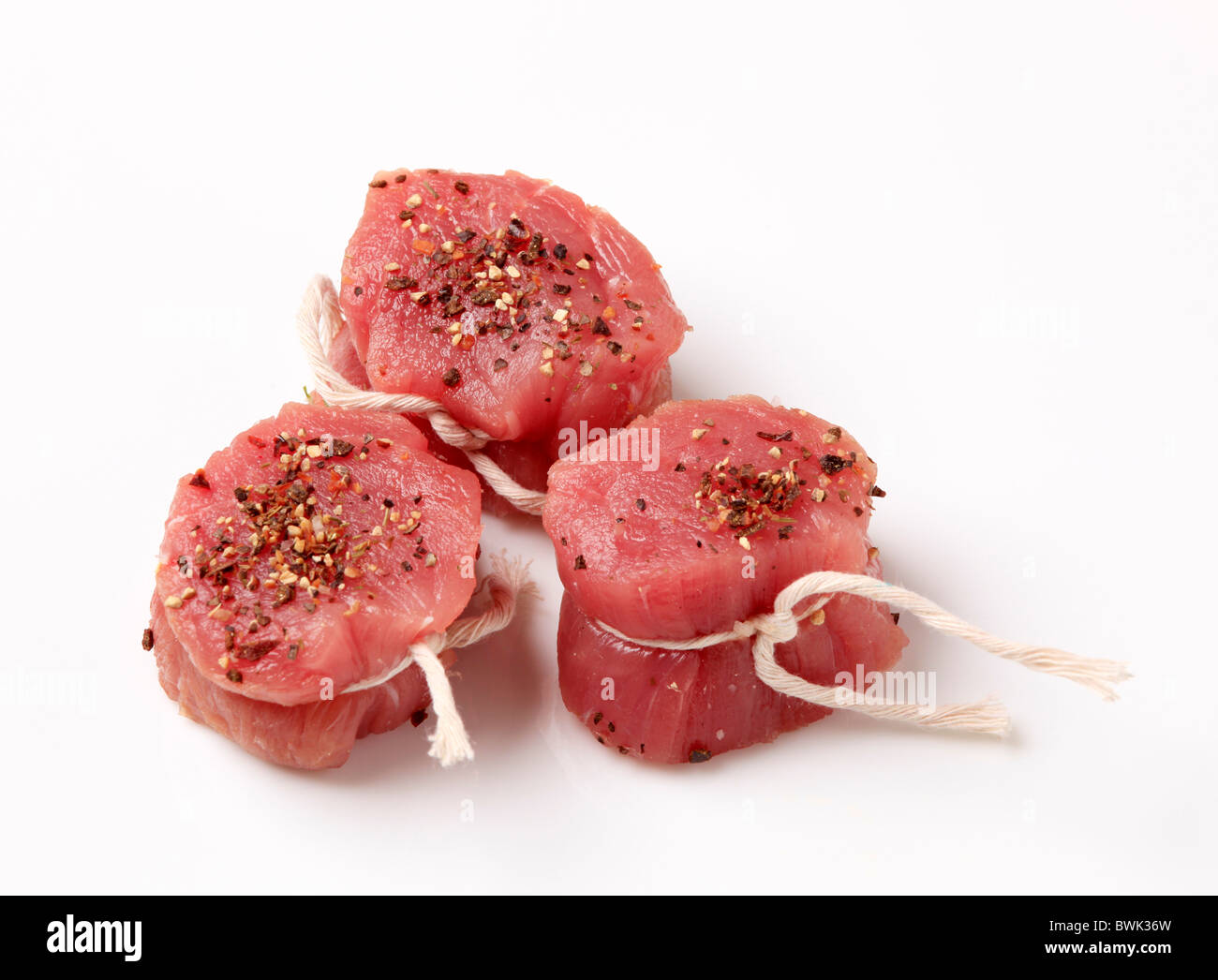 Raw pork filet mignons Stock Photo - Alamy