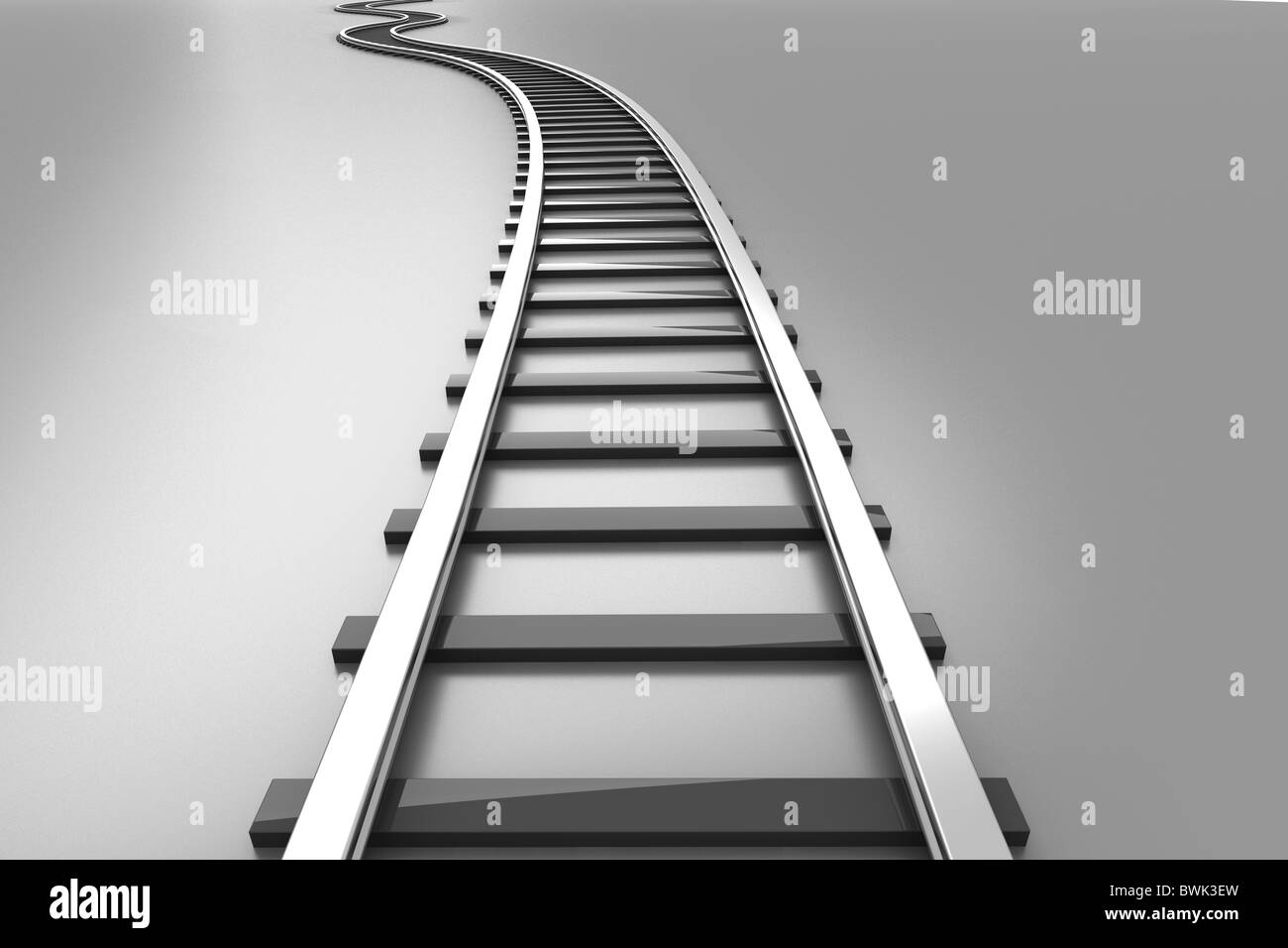 Parallel rail Black and White Stock Photos & Images - Alamy