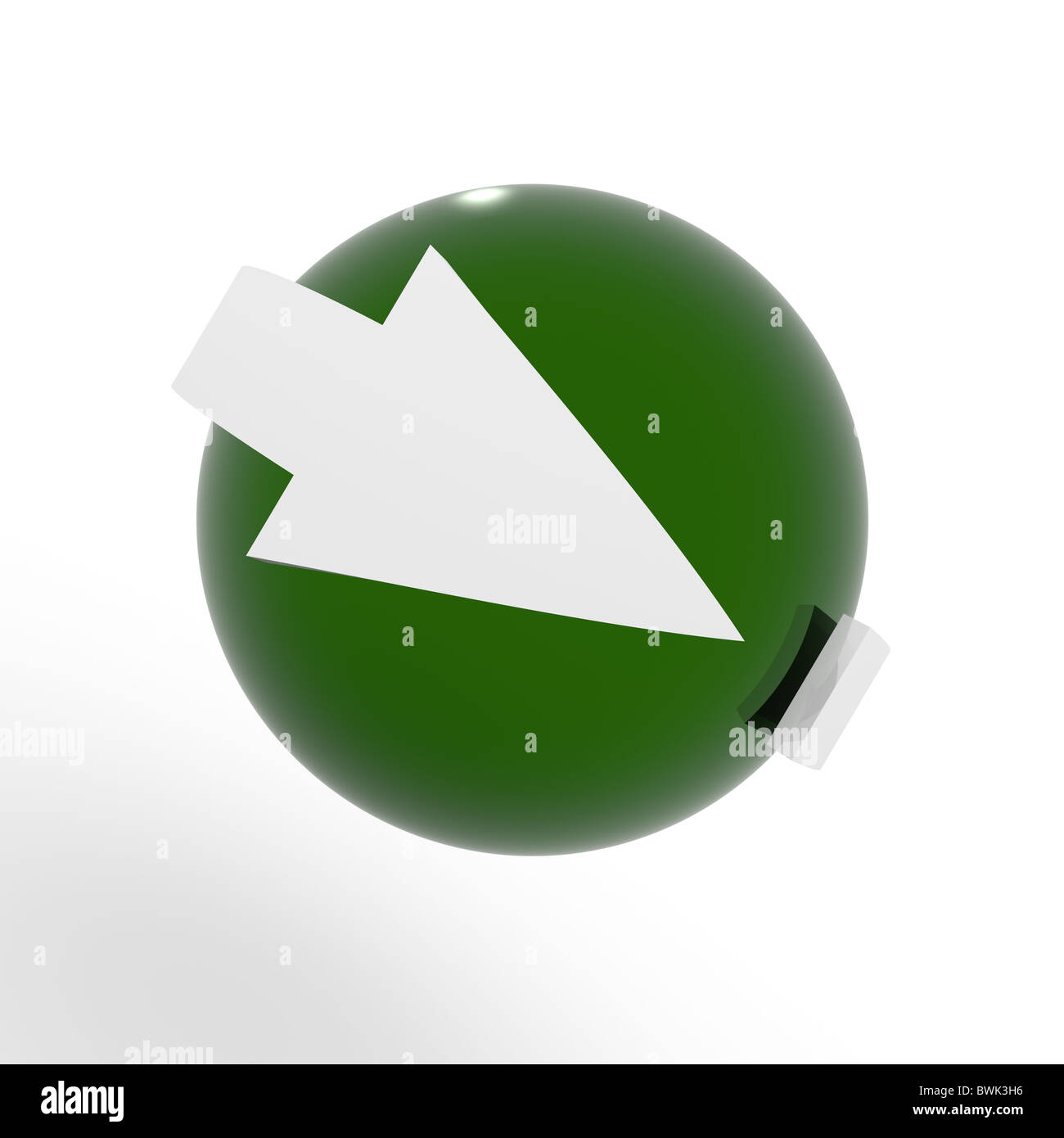 An arrow symbolizing an repeating process such as recycling (ecological ...