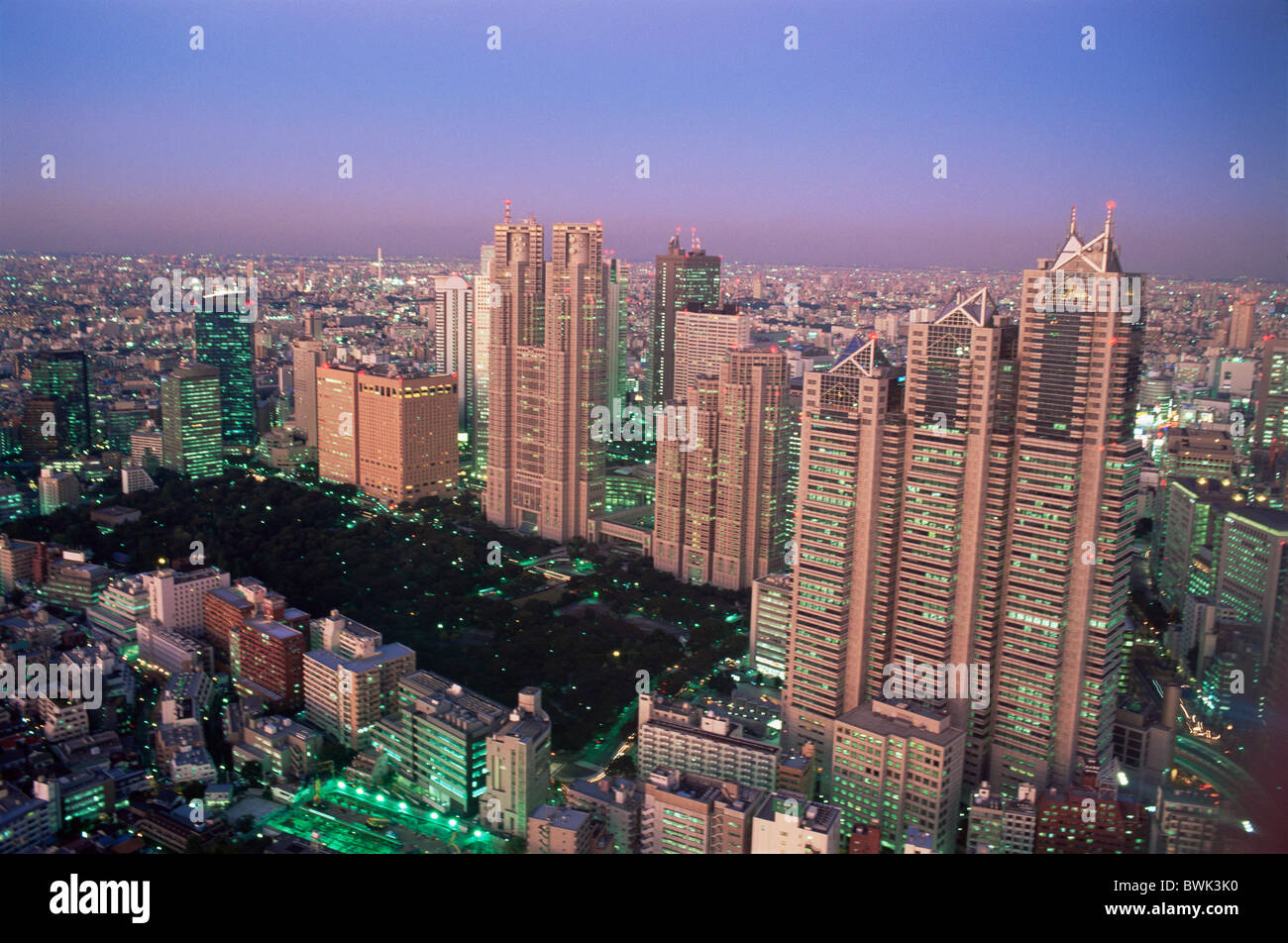 Japan Asia Honshu Tokyo Shinjuku Shinjuku Skyline Tokyo Gas Building ...