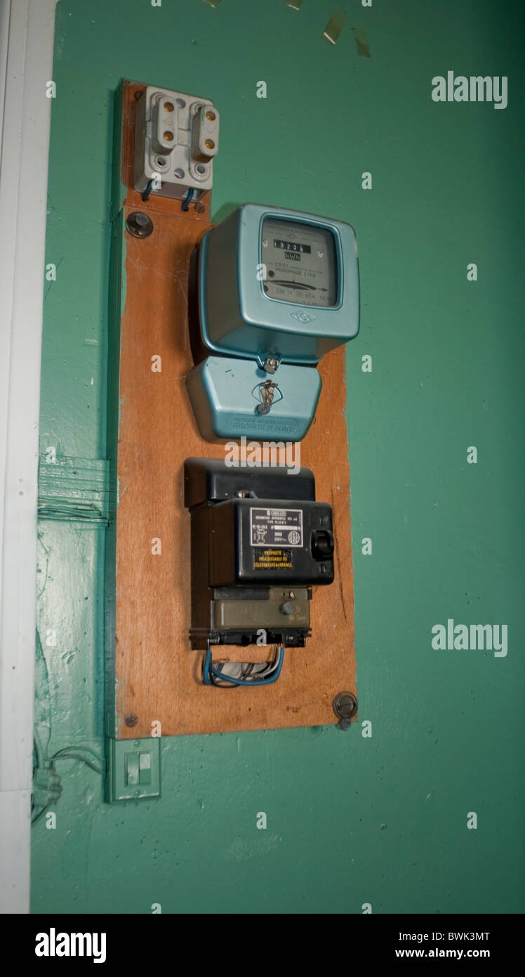Old Electric Meter Stock Photos & Old Electric Meter Stock Images - Alamy