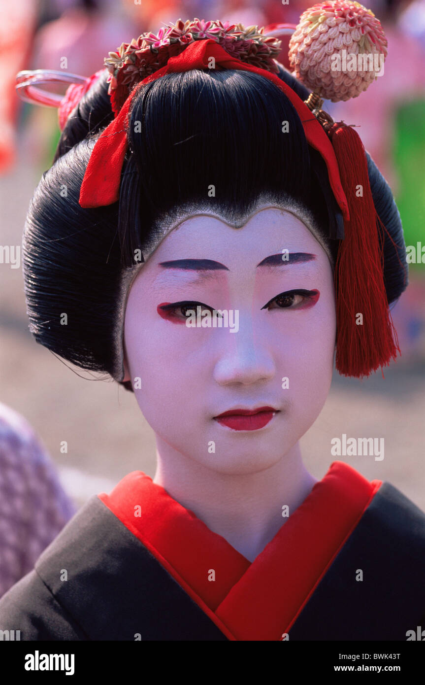 Asia Japan Asia Honshu Tokyo Geishas Geisha Maiko Japanese Child ...