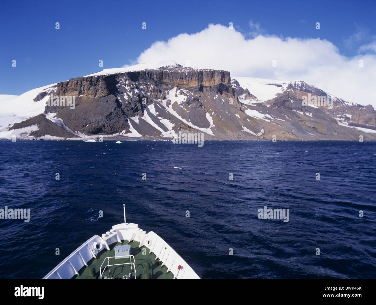 Antarctic Antarctic Antarctic Ocean cruise Brown bluff ship bow bug sea ...