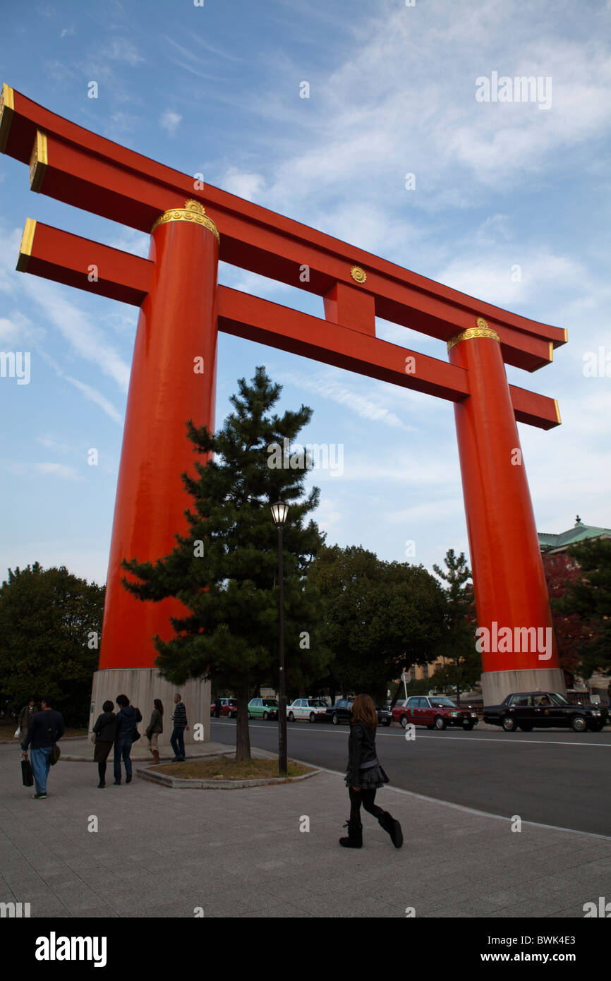 Heien shrine tori hi-res stock photography and images - Alamy