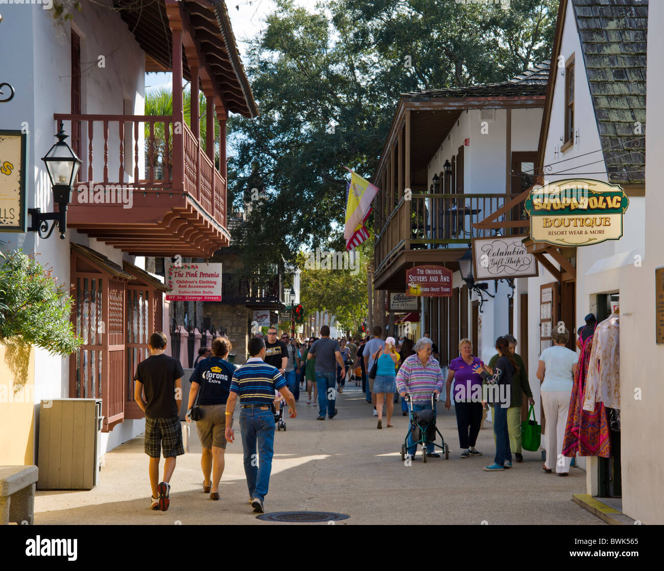 St George Street, St Augustine, Florida, USA Stock Photo - Alamy