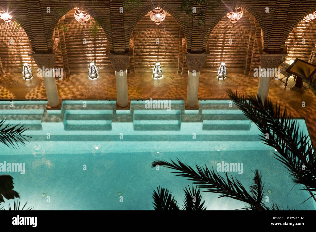 Swimming pool at Riad La Sultana, Luxury Hotel, Marrakech, Morocco ...