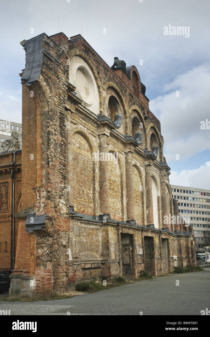 Anhalter railway station a former railway terminus, Berlin Mitte ...