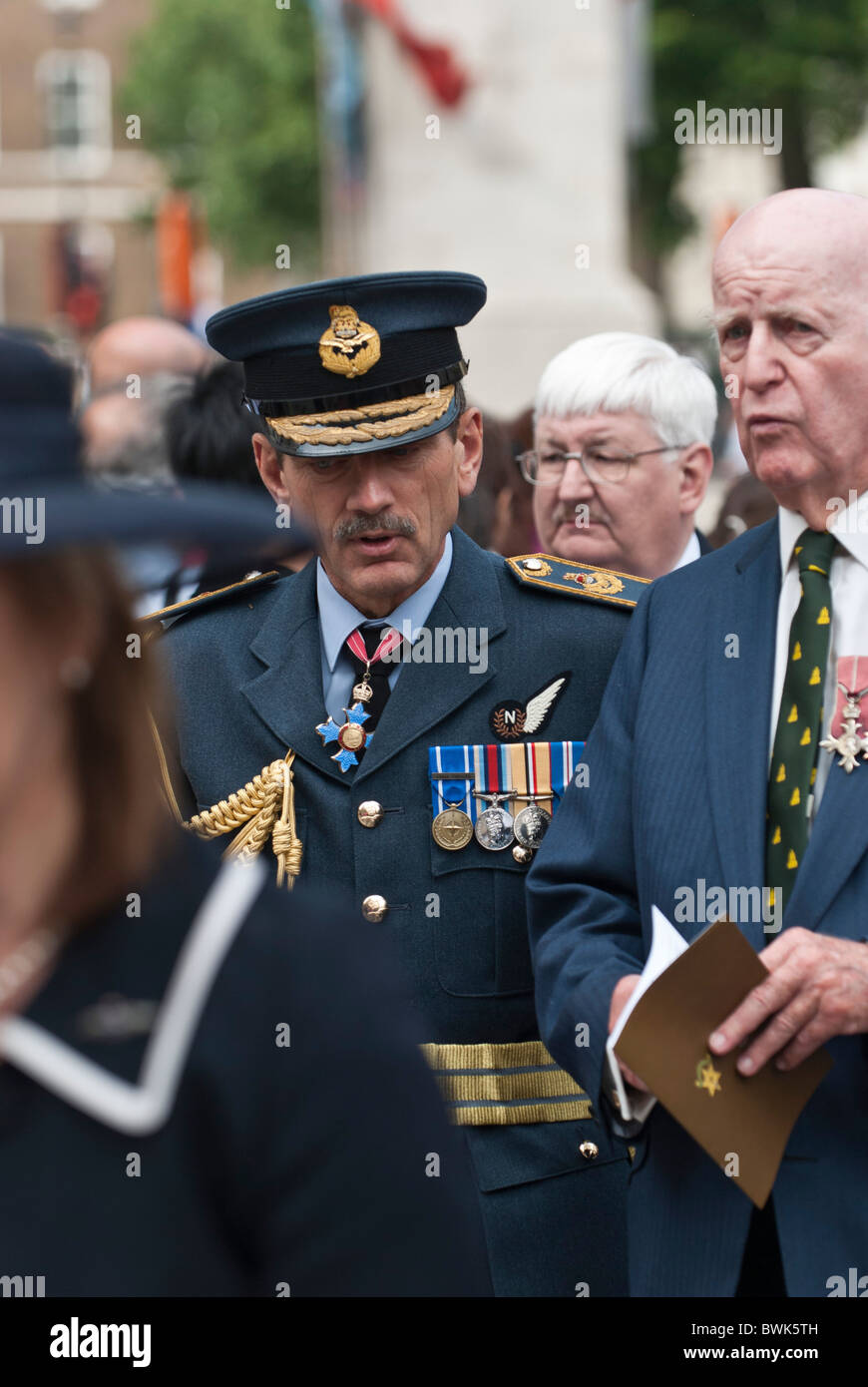 Air chief Marshall Sir Simon Bryant with 2nd Viscount John Slim ...