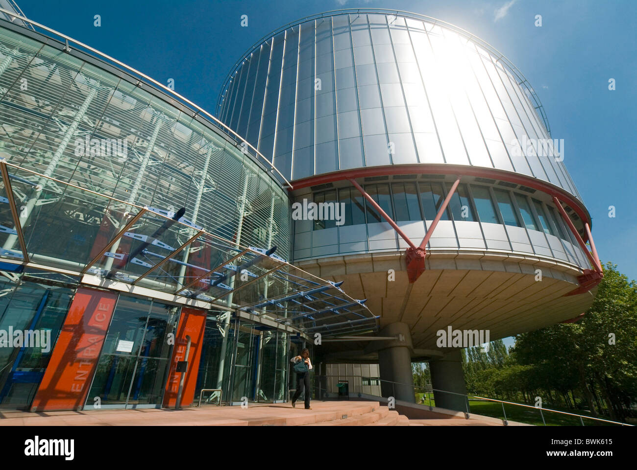Strasbourg France European court law human rights modern buildings ...