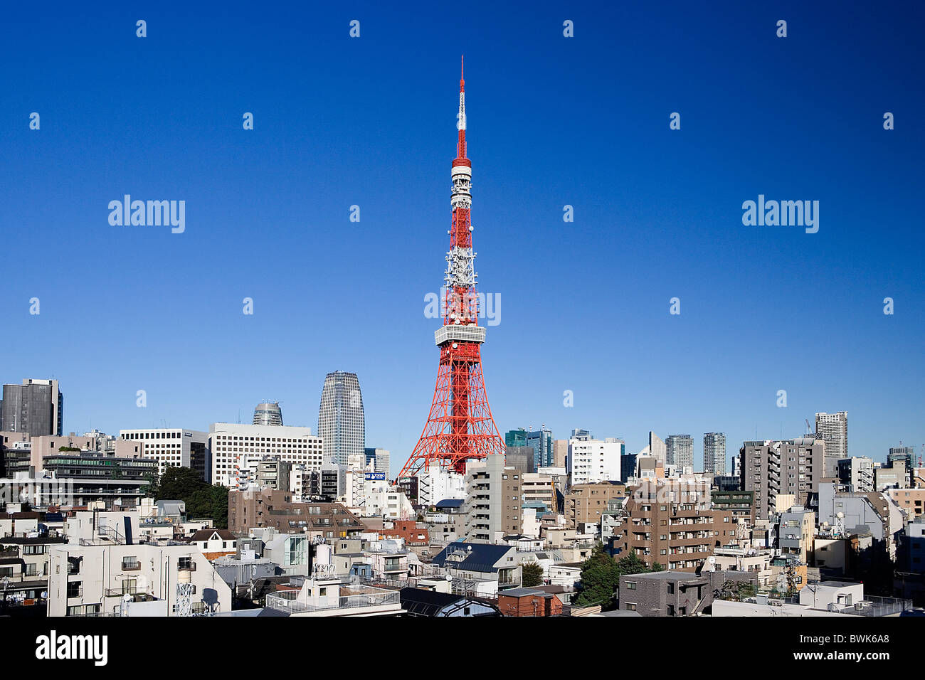 Japan Asia Tokyo Tokyo Tower tower rook town city Stock Photo - Alamy