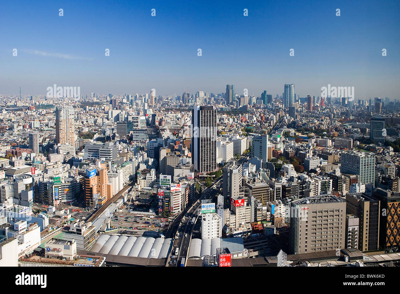 Japan Asia Tokyo Tokyo Shibuya overview town city Stock Photo - Alamy