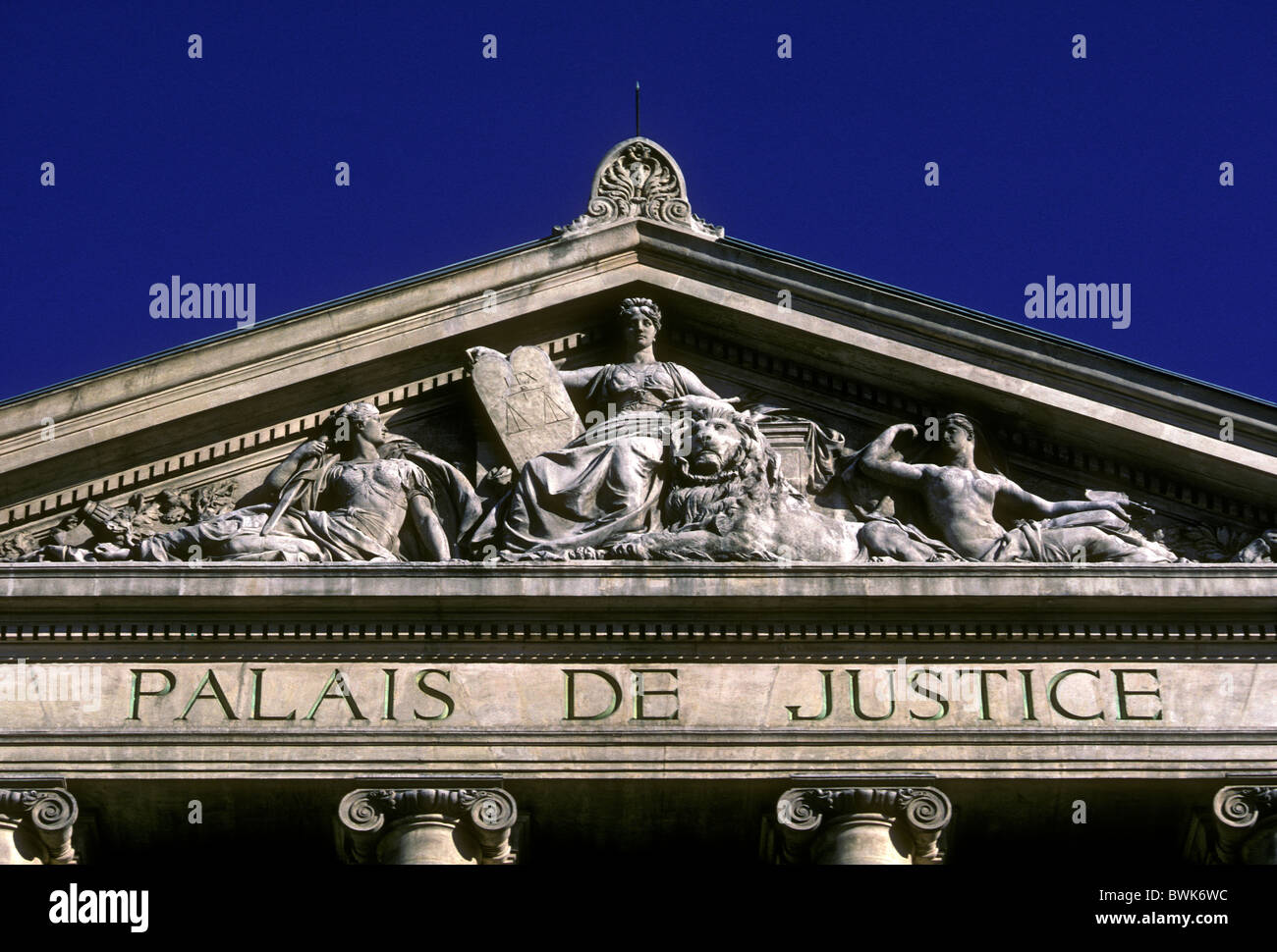 Palace of Justice, Palais de la Justice, Place du Palais, city of Nice ...