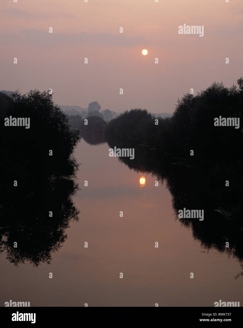 river scenery lip scenery scenery landscape river sundown water trees ...