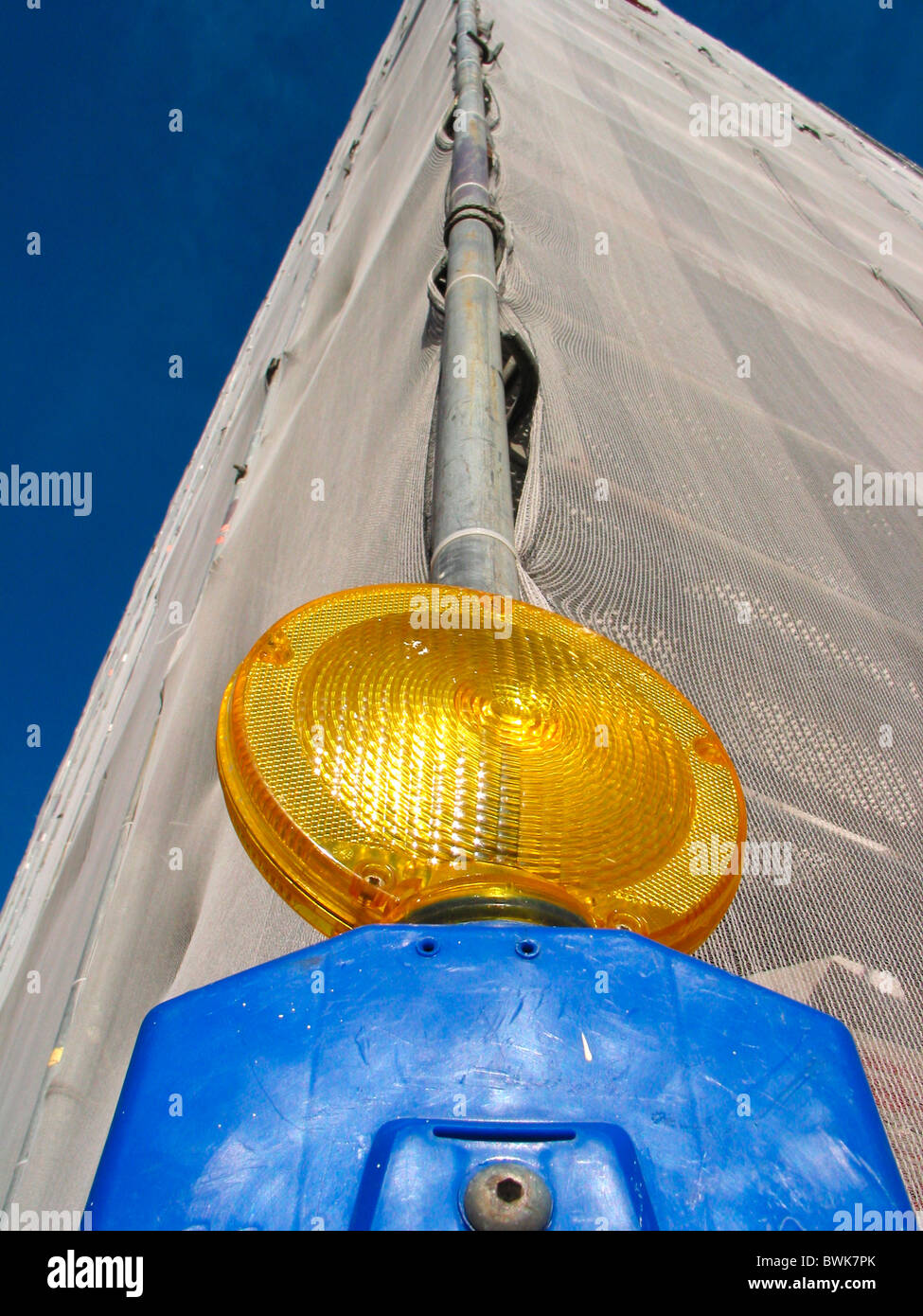 building site warning signal warning light warning lamp warning signal ...