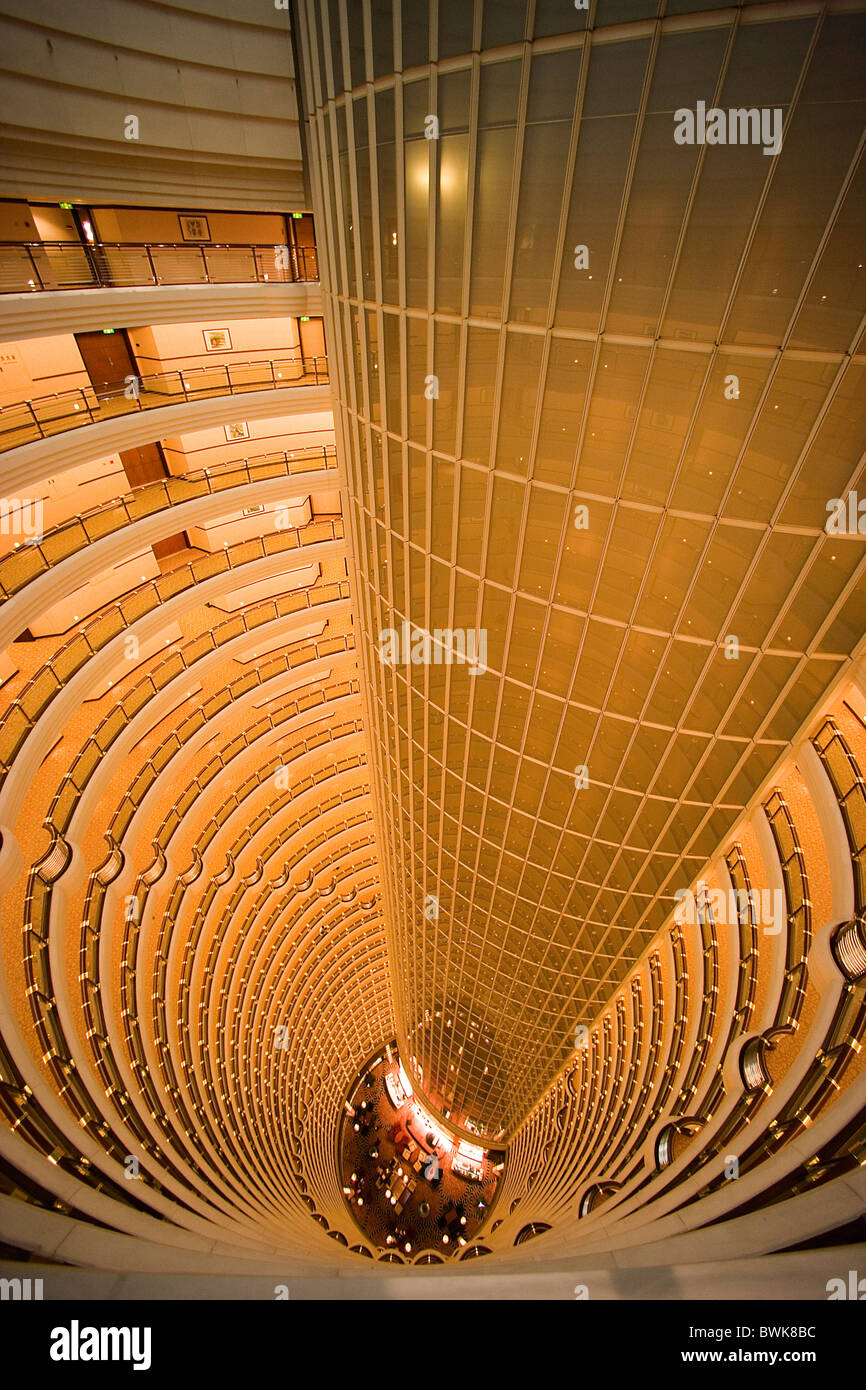 China Asia Shanghai town city Pudong Jin Mao building construction ...