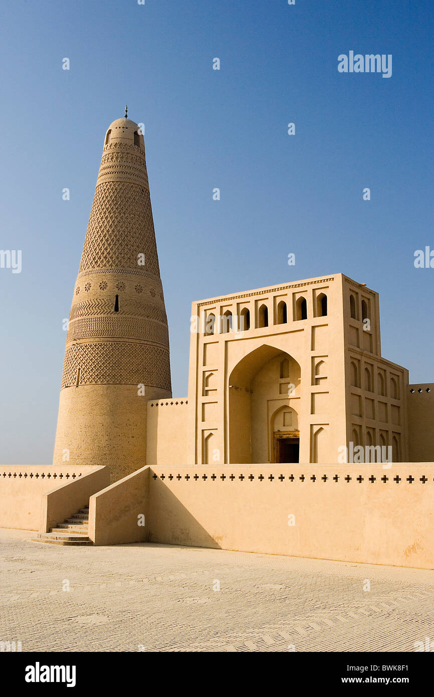 China Asia Silk Road Xinjiang autonomous area field Turpan Turfan Emin ...