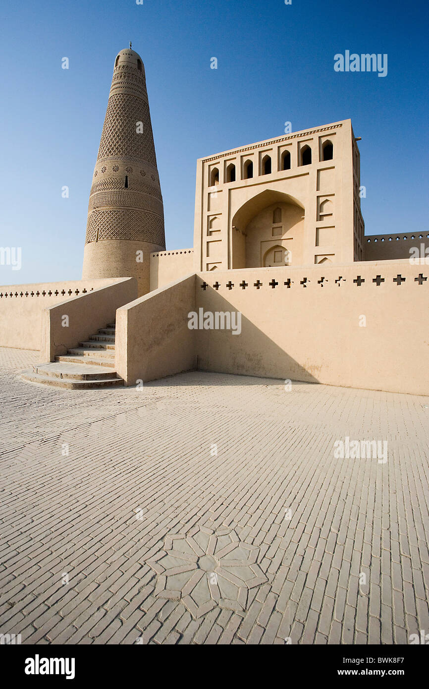 China Asia Silk Road Xinjiang autonomous area field Turpan Turfan Emin ...