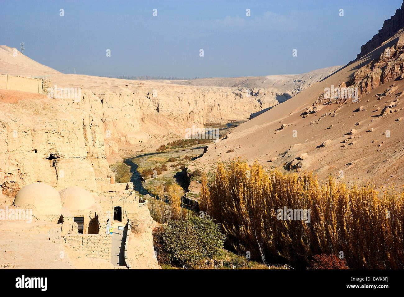 China Asia Silk Road Xinjiang autonomous area field Turpan Turfan ...