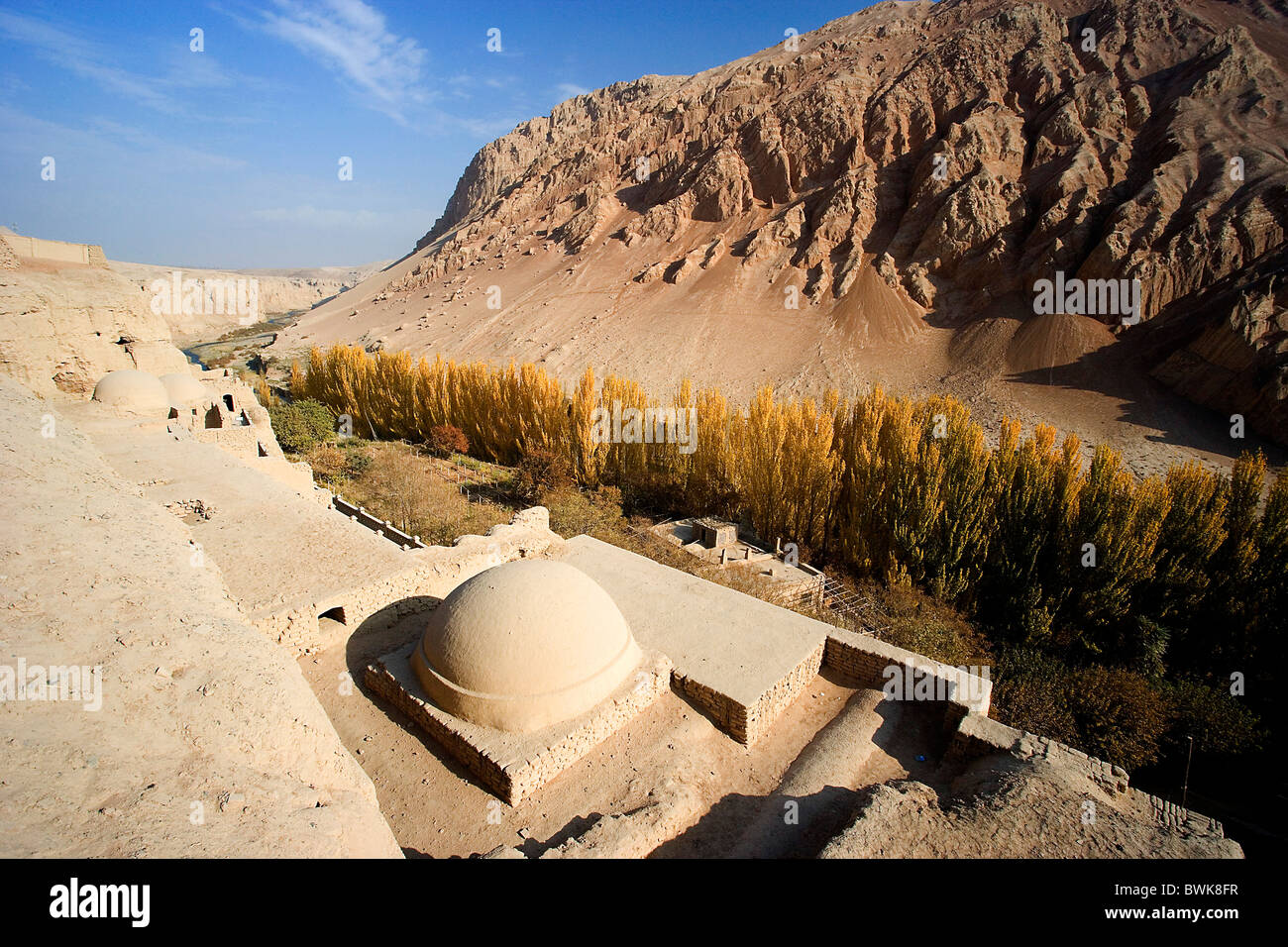 China Asia Silk Road Xinjiang autonomous area field Turpan Turfan ...