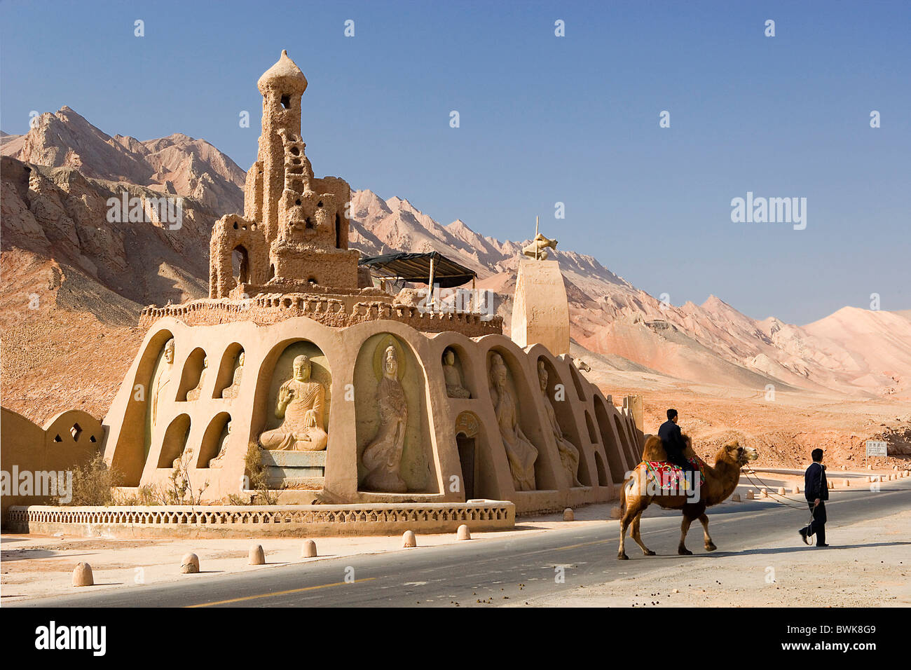 China Asia Silk Road Xinjiang autonomous area field Turpan Turfan ...