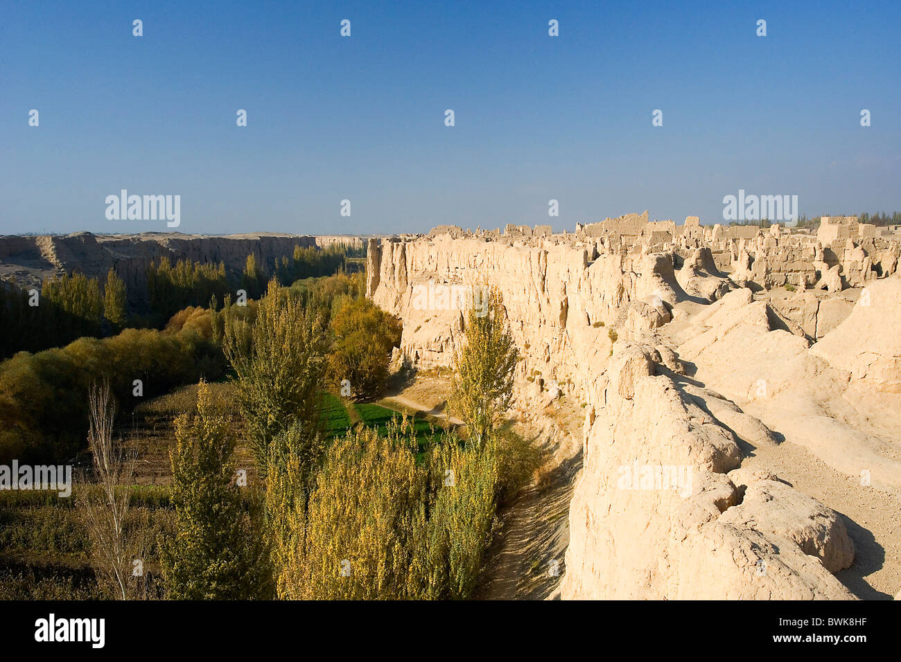 China Asia Silk Road Xinjiang autonomous area field Turpan Turfan ...
