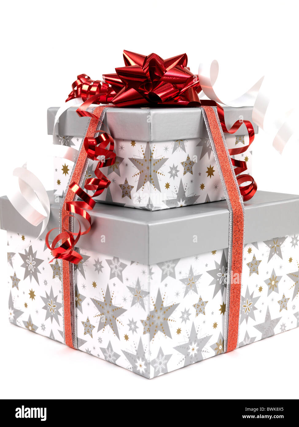 Golden fir tree christmas Cut Out Stock Images & Pictures - Alamy