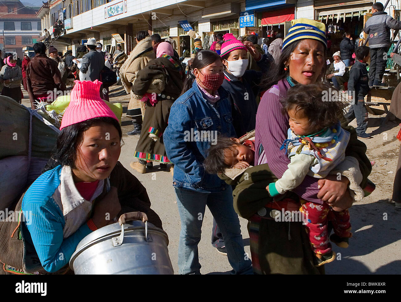 China Asia Silk Road province Gansu Gannan autonomous district Xiahe ...