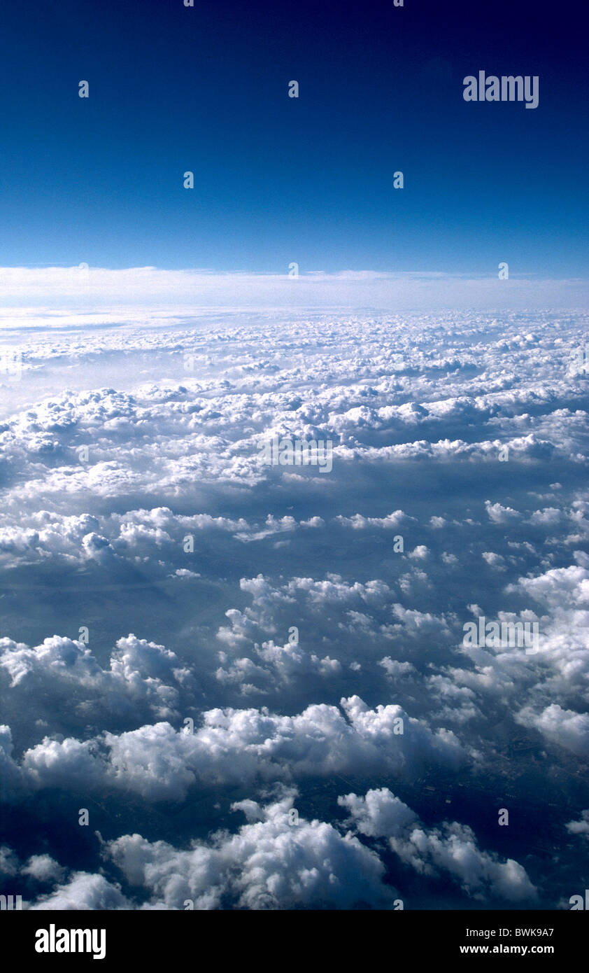 clouds overview airplane view cloud sea Stock Photo - Alamy