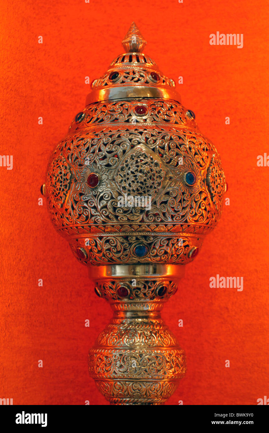 incense vessel container Oriental Arabic smell ornaments ornamental art ...