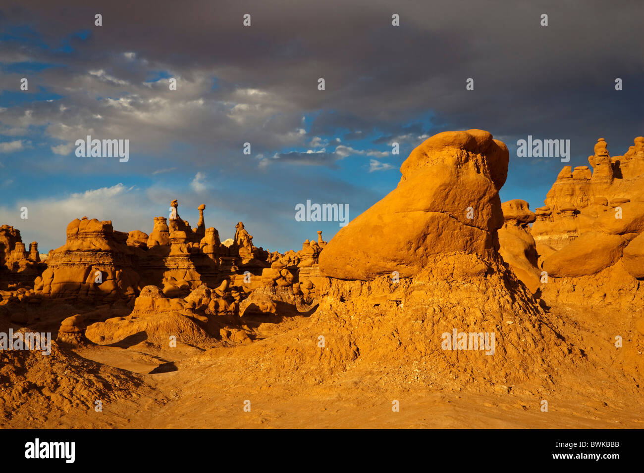 Goblins, sandstone formations in Goblin Valley State Park, San Rafael ...