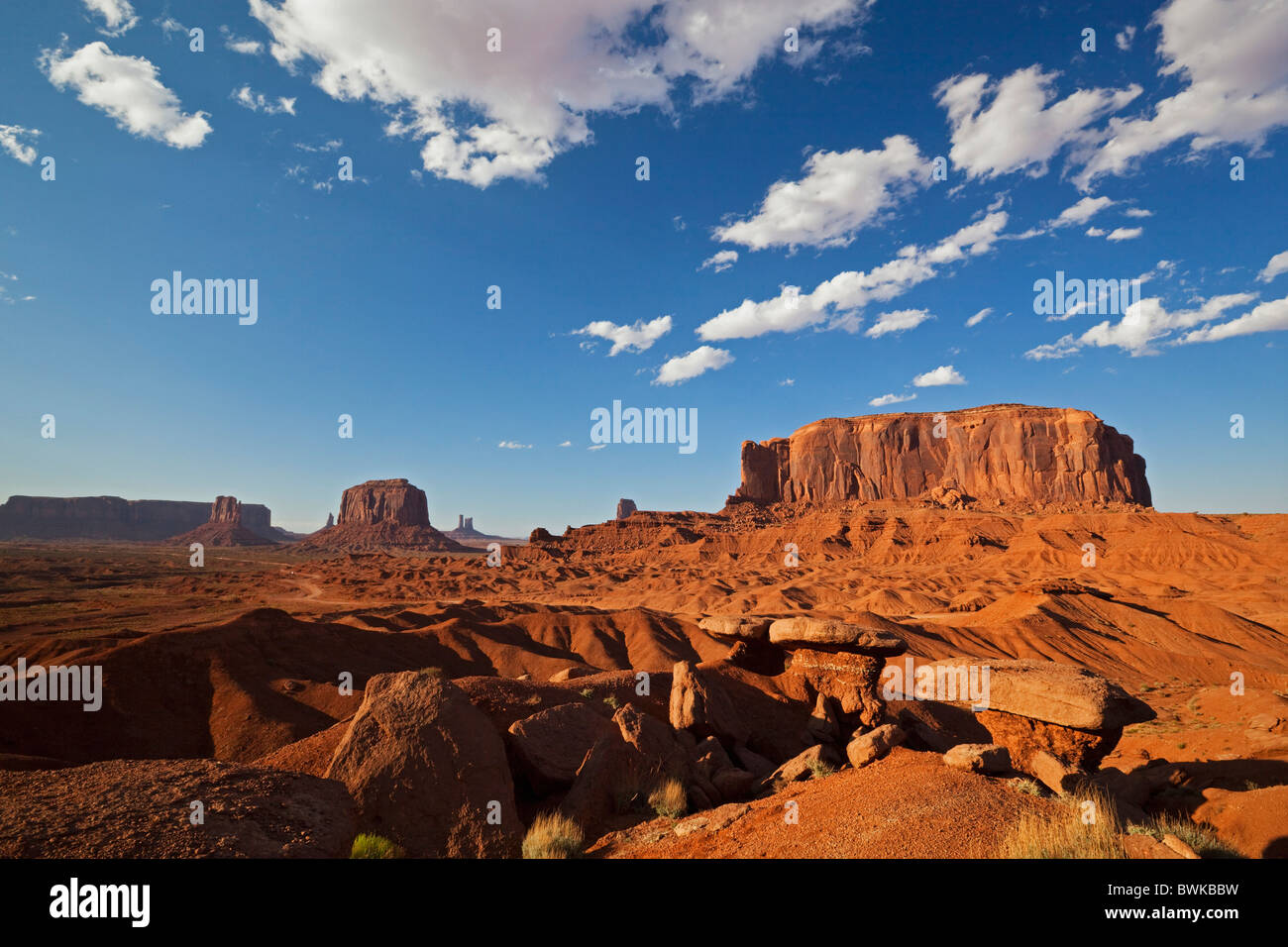 View from John Ford Point, Monument Valley, Colorado Plateau, Navajo ...