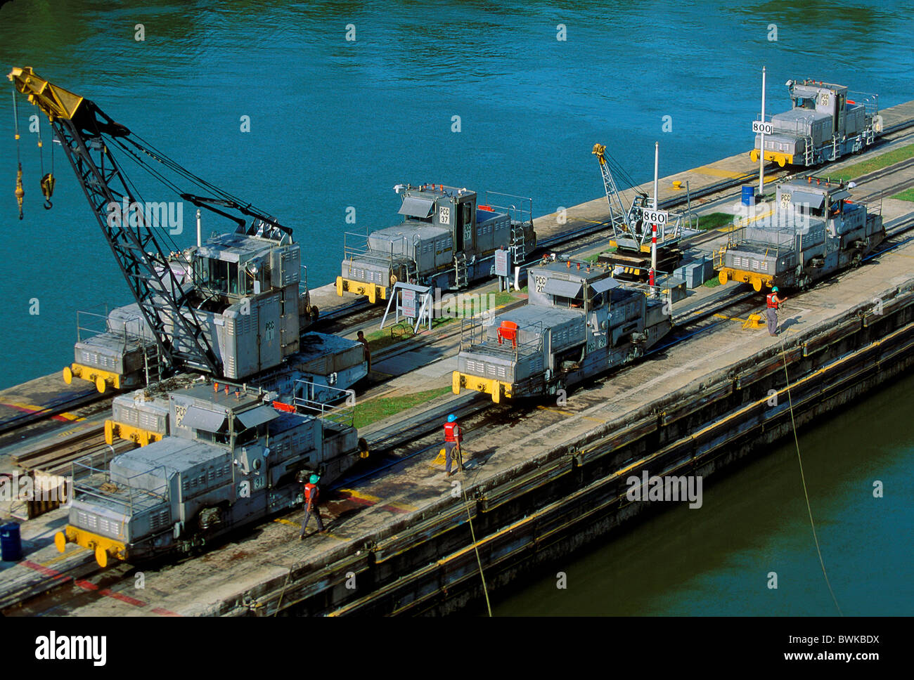 Panama Canal industry Stock Photo - Alamy