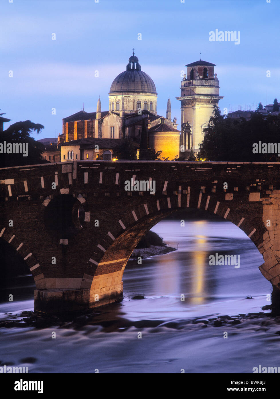 Adige River Arch Architecture Bell Bell Tower Bridge Bridges Cities ...