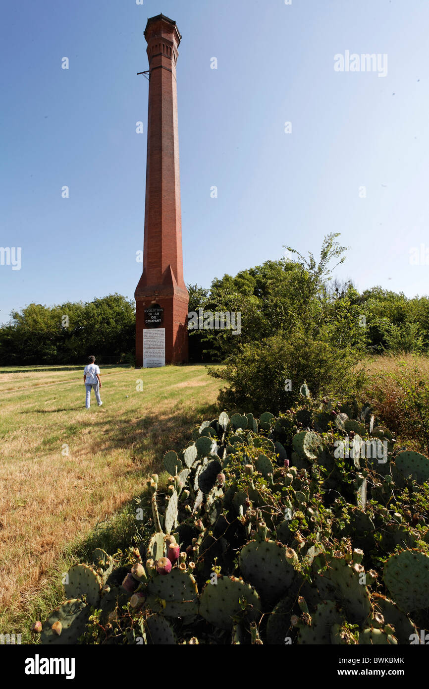 chimney power station cacti industry Thurber Ghost Town Texas and ...