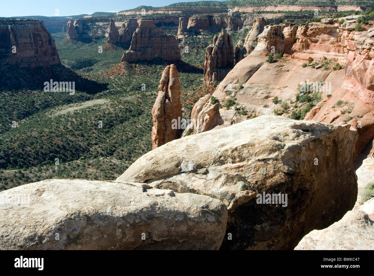 scenery landscape rock erosion valley mountains plateau gulch Colorado ...