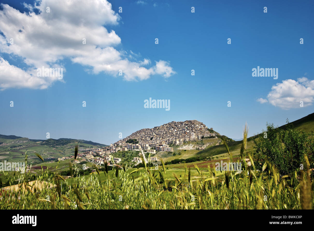 Gangi, Madonie, Sicily, Italy Stock Photo - Alamy